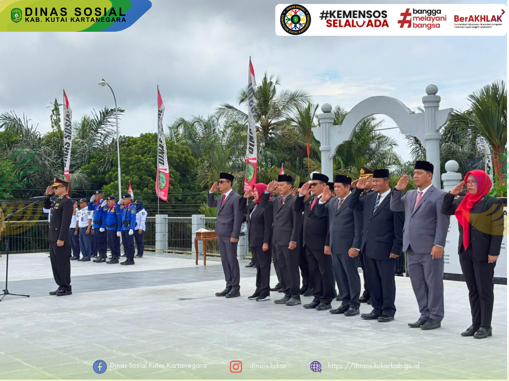 Dinsos Kukar Gelar Upacara Ziarah dan Tabur Bunga di TMP Bukit Biru Peringati HUT ke-80 RI ...